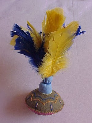 Peteca de Feltro - Diy Feltro